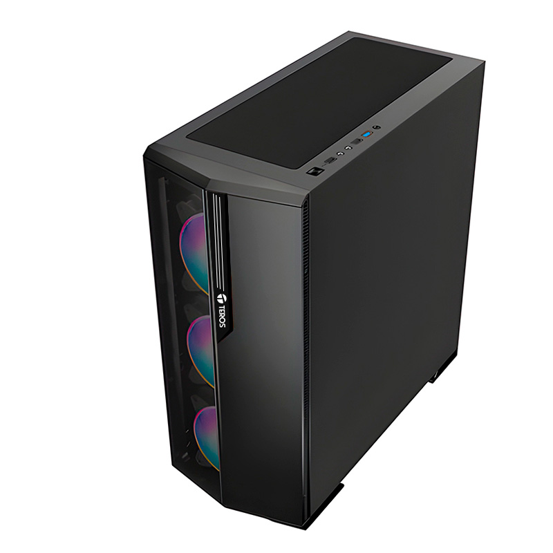 Case Gamer Teros TE1175N, Mid Tower, Negro, USB 3.0, USB 2.0, Audio.