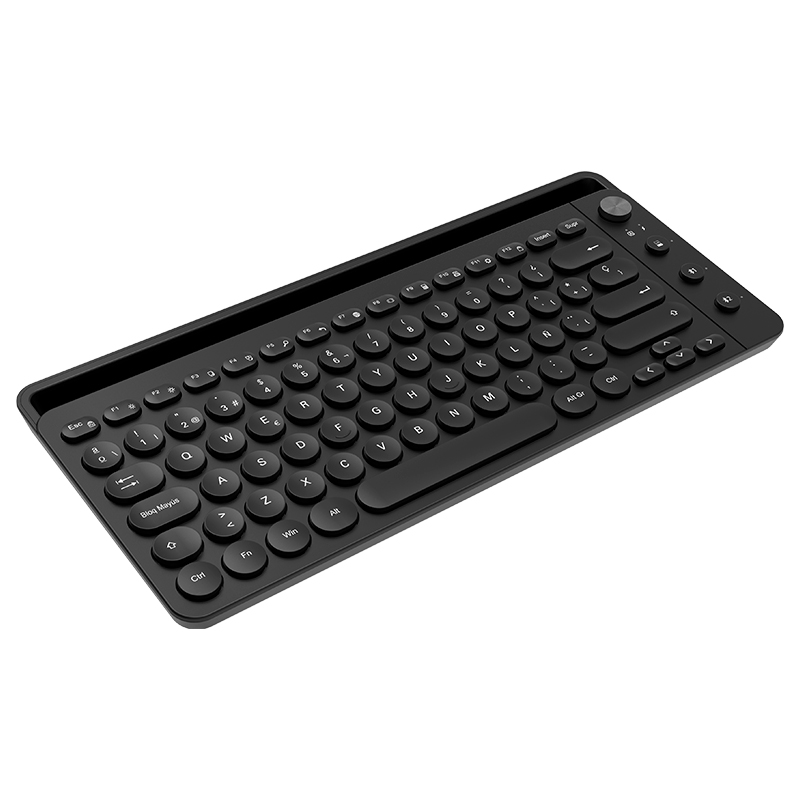 Teclado, Teros, TE-4064, Inalámbrico, 2.4GHZ + BT 3.0 + BT 5.2, 80 ...